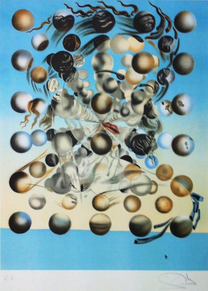 Original signed lithograph by Salvador Dali Galatee aux spheres – The Farkash Gallery